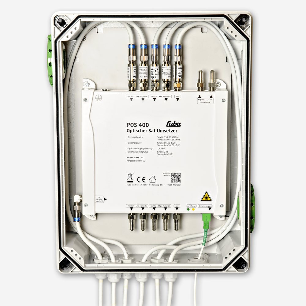Fuba POS 400 SL - Umsetzer - Optische Übertragung - Satellitenempfang ...